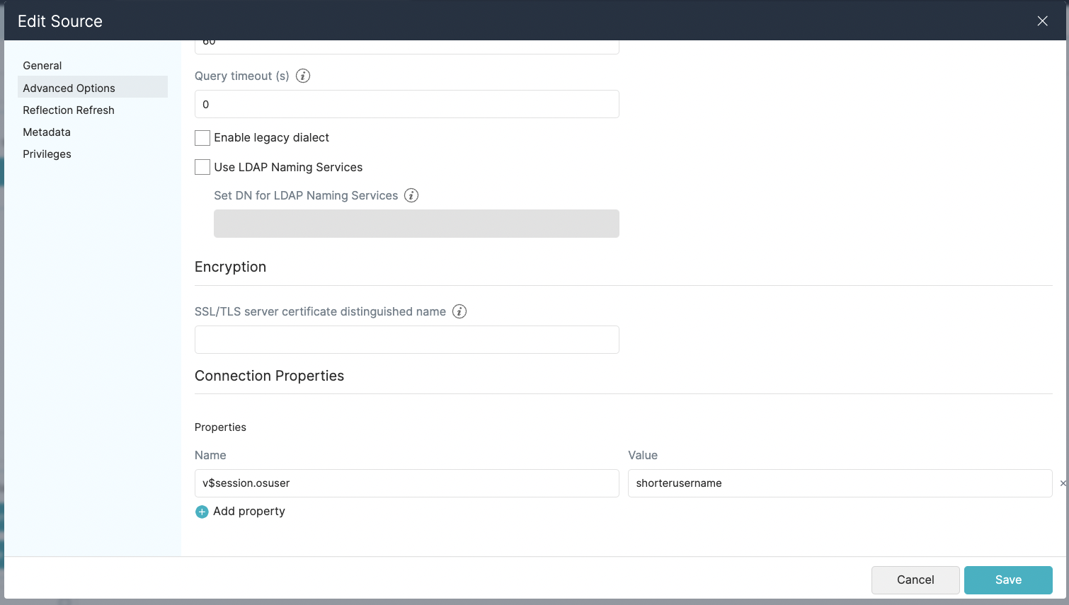 Oracle Data Source Shows Invalid Vsessionosuser” Property Dremio Support